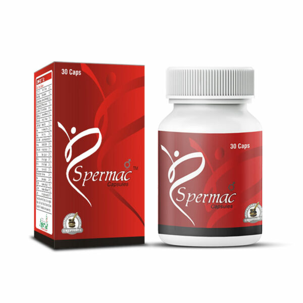 Ayurvedic Herbal Low Sperm Count Treatment Spermac Capsules In India