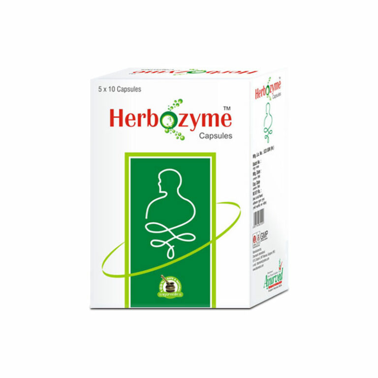 Ayurvedic Herbal Constipation Treatment (Kabz) Arozyme Capsules