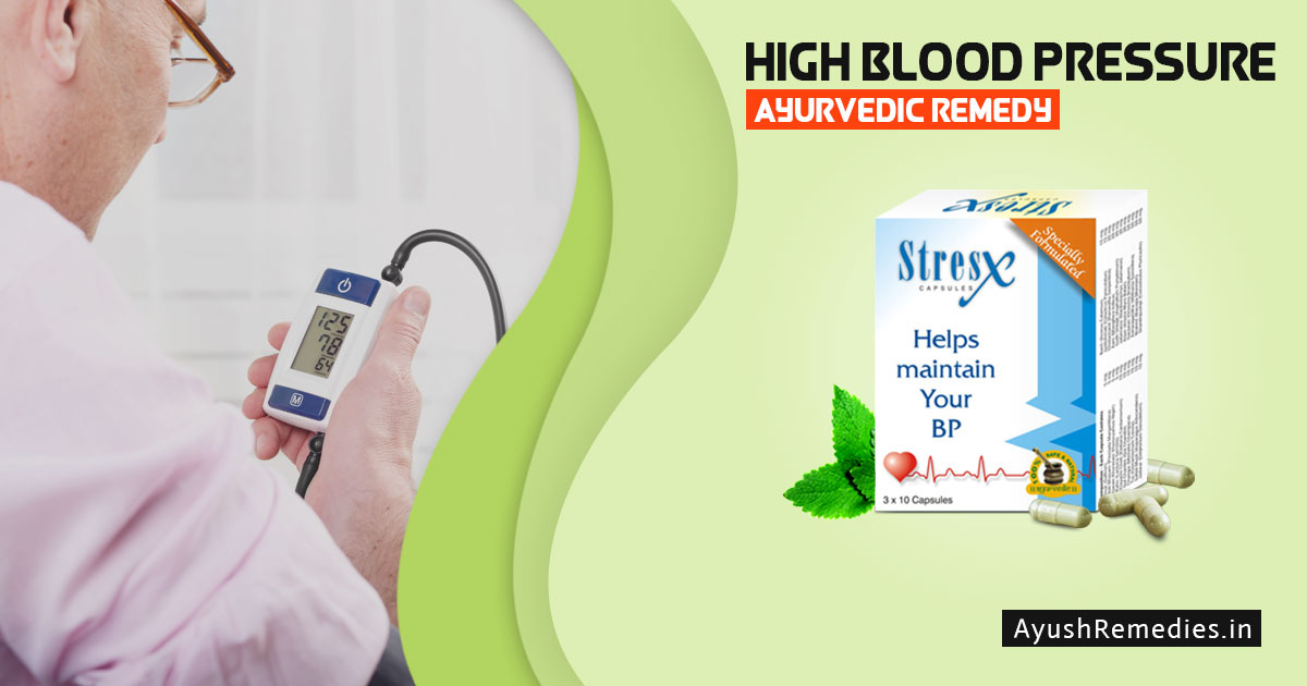 Ayurvedic Capsules to Control Hypertension (High Blood Pressure) Stresx